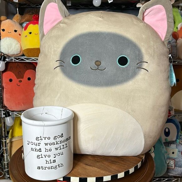 Squishmallows | Toys | Nwt Felton Thesiamese Cat Squishmallow 2 | Poshmark